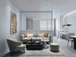 Modern / Classical Premium Apartment (1pax) | Frigobar, cofres nos quartos, escrivaninha