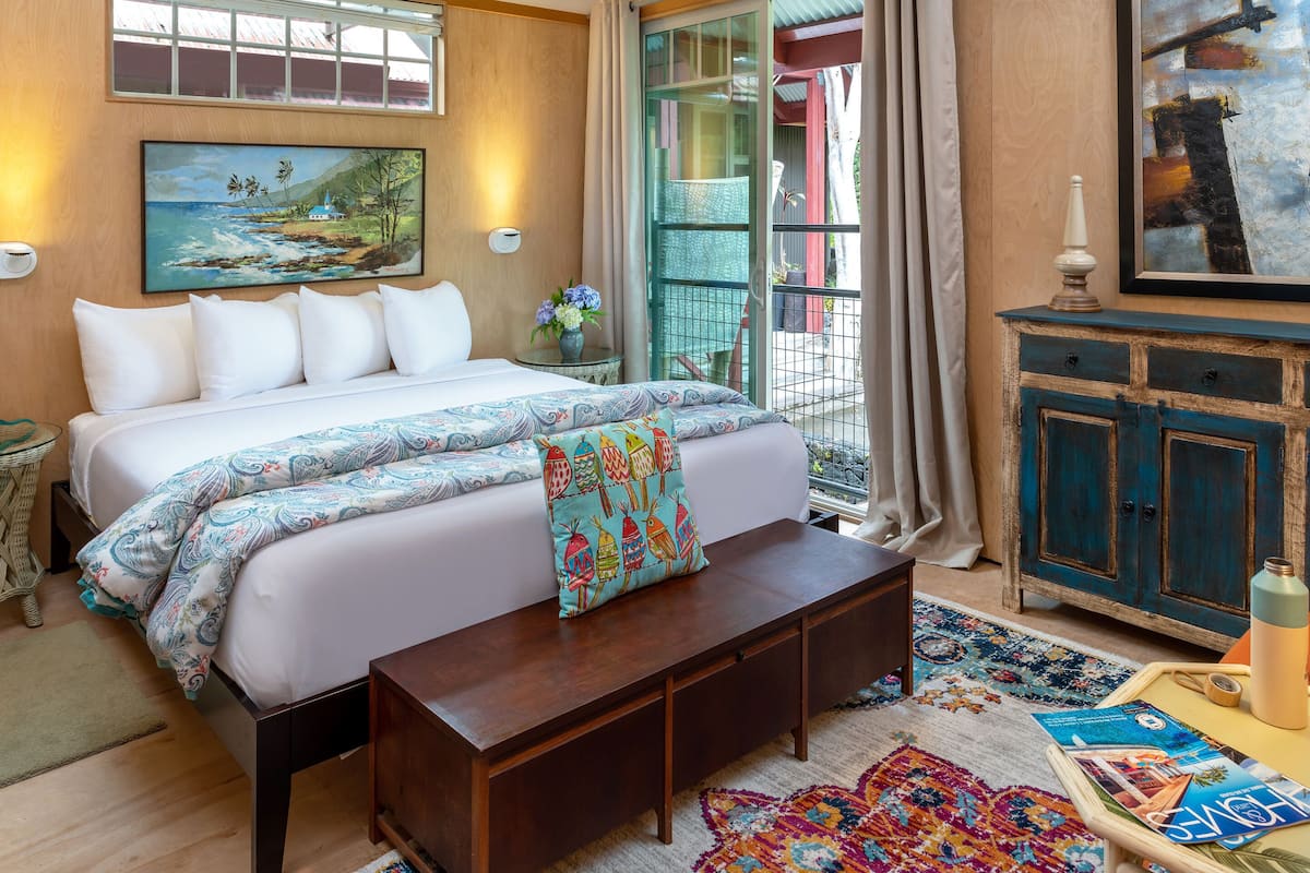 Quarto Deluxe, vista para o jardim (HO2-2) | 1 quarto, Wi-fi grátis, roupa de cama fornecida
