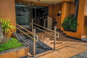 Entrada do alojamento