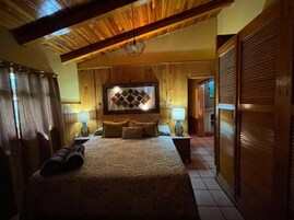 Cabine, 3 quartos, lareira | 1 quarto 