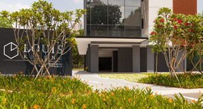 Entrada do alojamento