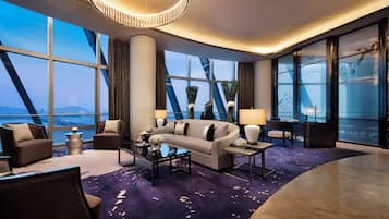 Suíte presidencial, 1 cama King, vista para a baía | Vista do quarto