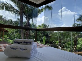 Casa Deluxe, 2 quartos, vista para o lago (04) | Lençóis de algodão egípcio, roupa de alta qualidade