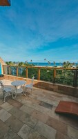 Penthouse Deluxe, 1 quarto, vista para a praia (202) | Terraço/pátio interior