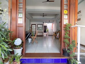 Entrada do alojamento