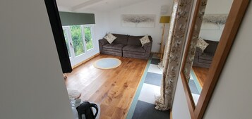 Cabana de Madeira Deluxe, casa de banho anexa | Lounge