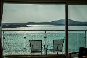 Vista para a praia ou o mar