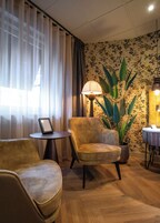 Quarto Duplo Deluxe | Roupa de alta qualidade, minibar grátis, cofre no quarto 