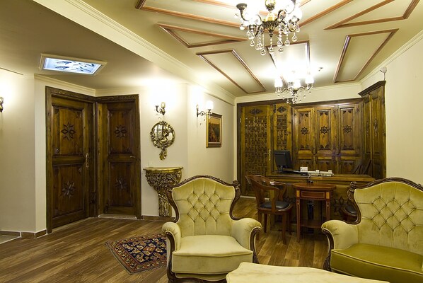 Sala de estar do lobby