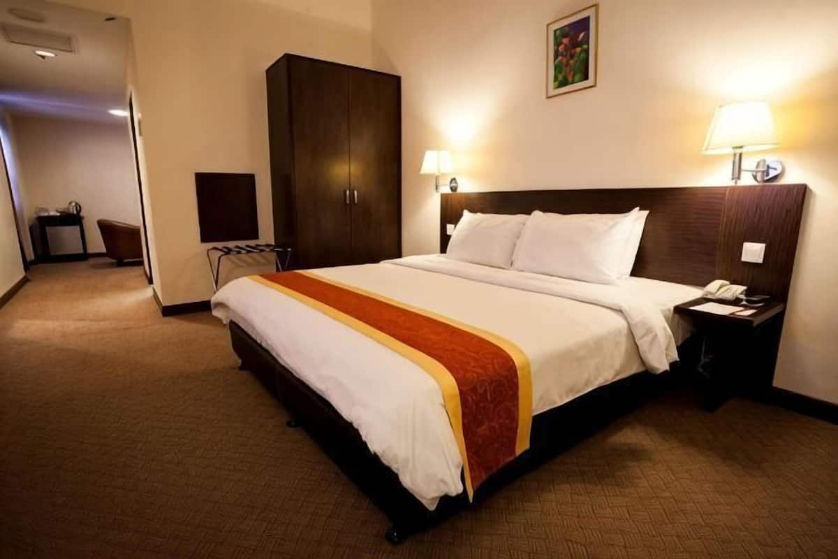 Minibar, secretária, ferro/tábua de engomar, Wi-fi grátis