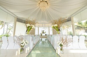 Espaço interior para casamentos