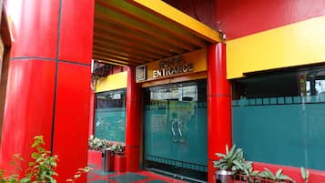 Entrada do alojamento