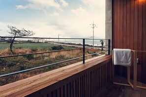 Estúdio, vista para o oceano (Hotel Type) | Roupa de alta qualidade, edredões de penas, quartos insonorizados 