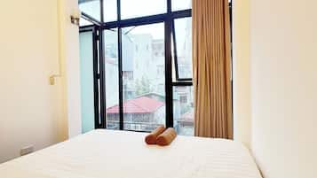 Quarto Duplo Design | Com decoração personalizada, com mobília individualizada, secretária