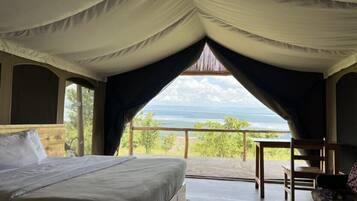 Tenda de Luxo | 1 quarto, roupa de cama fornecida