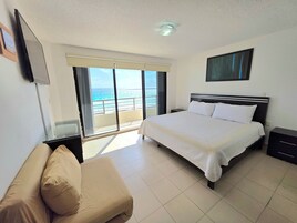 Apartamento Familiar | 2 quartos, cofre no quarto, secretária, cortinas/cortinados opacos 