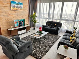 Dúplex Deluxe | Sala de estar | Smart TV, Netflix, serviços de streaming 