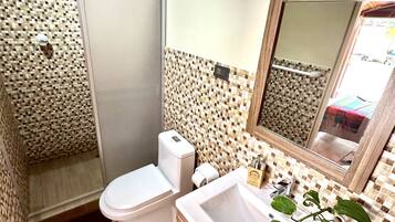 Cabana conforto, 1 cama Queen | Banheiro