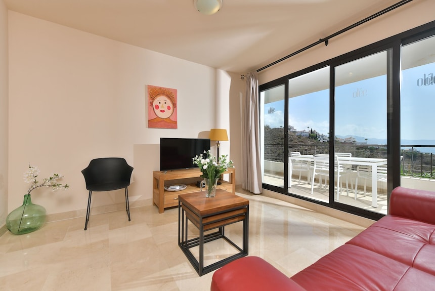 Apartamento Vista Mar Lateral. Parking Y Wifi - Torrox Costa