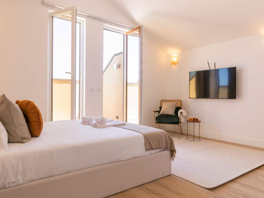 Loft Design | Ferro/tábua de engomar, Wi-fi grátis, roupa de cama fornecida