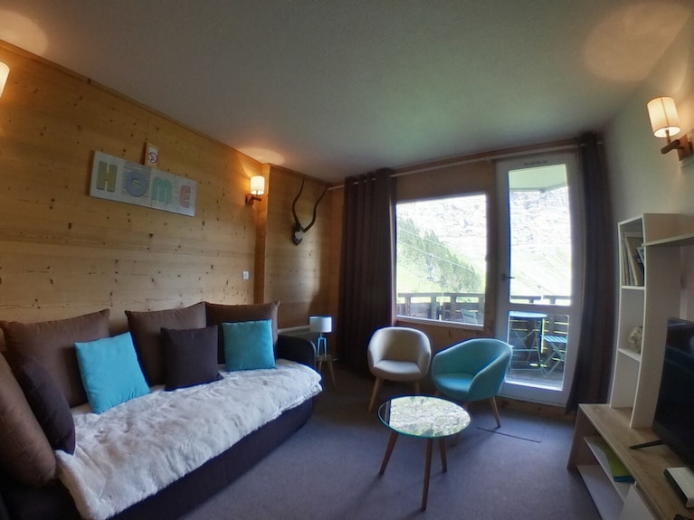 Estudio Céntrico, Balcón Vista Pistas, 3/4 Pers, Wifi - Morzine