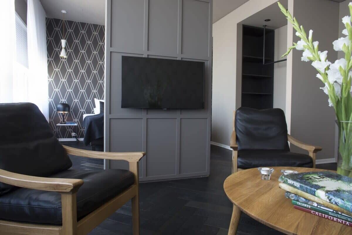 Mani Apartments -Studio With Balcony Downtown - Reykjavík