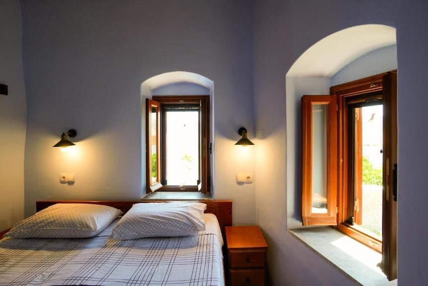 Symi Uptown Indigo Sea View Garden Villa - Symi