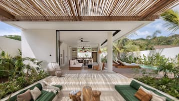 Villa, 2 quartos, piscina privativa | Terraço/pátio interior
