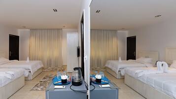 Quarto Familiar, terraço, vista para a montanha | 1 quarto, lençóis de algodão egípcio, roupa de alta qualidade