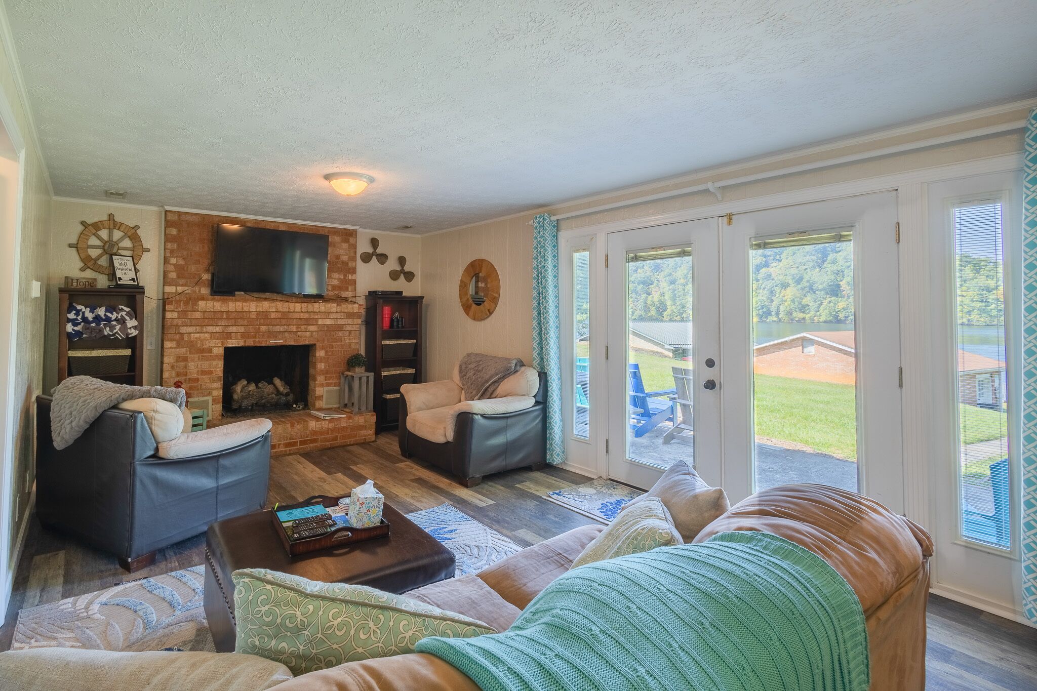 Charming Lakefront Retreat With Cozy Interiors, Private Dock, Fire Pit, And Breathtaking Water View - Claytor Lake, VA