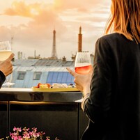 Terraço no piso superior