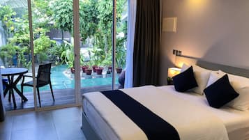 Quarto luxo | 1 quarto, cofres nos quartos, escrivaninha