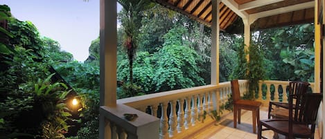 Quarto triplo | Vista da sacada