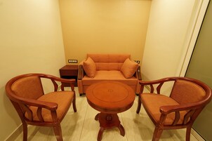 Suíte luxo | Opções para refeição no quarto