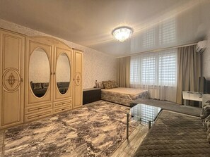 Apartamento Comfort em Condomínio Fechado | 2 quartos, roupa hipoalergénica, cortinas/cortinados opacos 