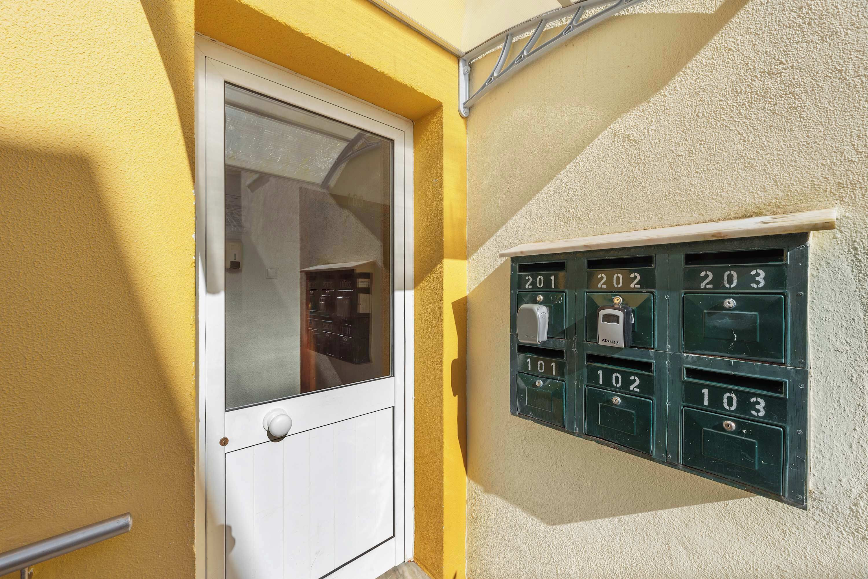 Entrada do alojamento