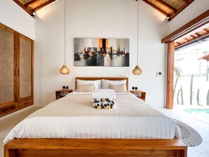 Villa, 2 quartos | 2 quartos, lençóis de algodão egípcio, roupa de alta qualidade 