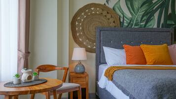 Quarto Premium | 1 quarto, secretária, secretária adequada para computadores portáteis