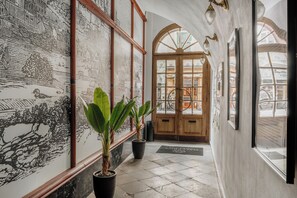 Entrada do alojamento