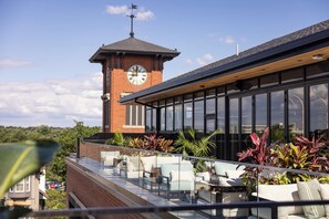 Terraço no piso superior