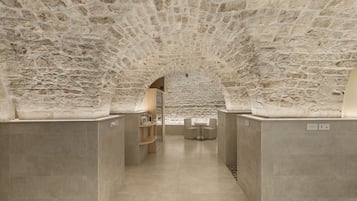 Sauna seca, banheira de hidromassagem, sauna a vapor