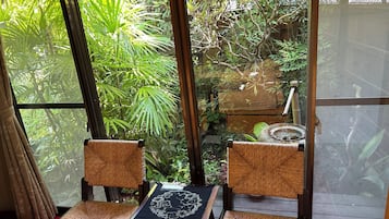 Quarto triplo tradicional, vista para o jardim | Vista para o jardim