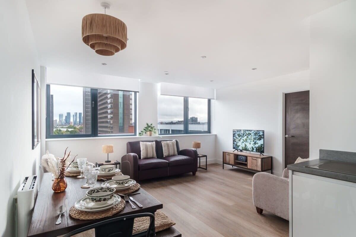 Stay Zeni, Alexandra Rise Manchester Fab 1br Flat - Altrincham