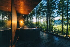 Cabana família, vista para o vale | Terraço/pátio