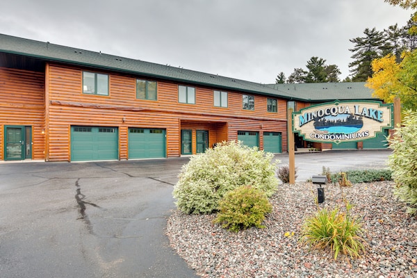 Lake Minocqua Condo W/ Shared Fire Pit! - Minocqua, wI