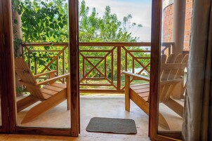 Bangalô superior, 1 cama King | Terraço/pátio