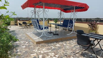 Terraço no piso superior