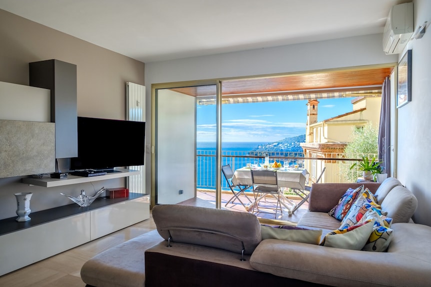 Apartment 'Résidence Le Clos Charmerade' With Sea View, Wi-fi, And Air Conditioning - Villefranche-sur-Mer