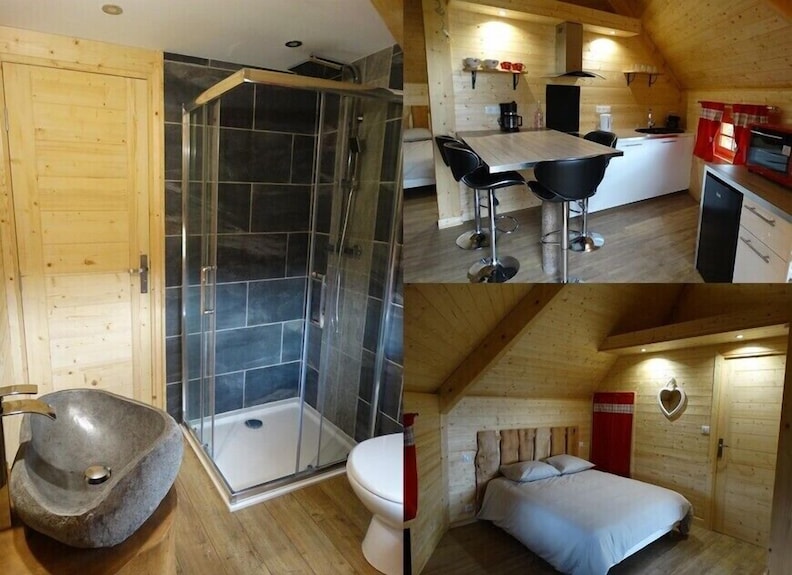 Chalet "Le Mélèze" à La Campagne - Chaudes-Aigues