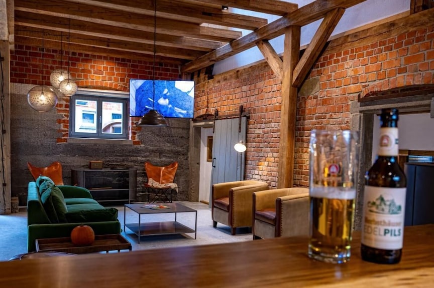 Landurlaub Mit Neugierigen Blicken In Den Pferdestall, Eingezäuntem Garten, Kamin Und Sauna - Rothenburg ob der Tauber